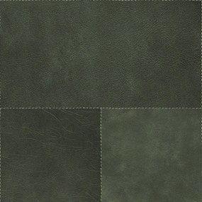 Vliesová tapeta, vzor zelená prošívaná kůže 357239, role 0,5 x 8,37 m, Luxury Skins, Origin