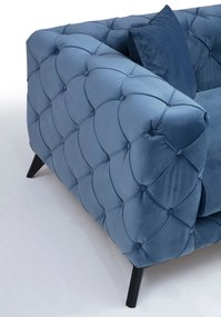 Atelier del Sofa 2-místná pohovka Como 2 Seater - Blue, Modrá