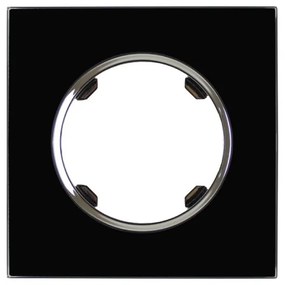 Elhard Skleněný jednoduchý rámeček Rondo Glass, černý RG3101B
