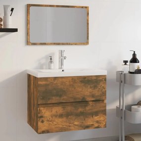 Koupelnová sestava kouřový dub kompozitní dřevo 3152876