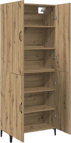 Vysoký bufet 2 ks Artisanový dub 69,5 x 34 x 180 cm 3394570