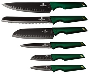 6dílná sada kuchyňských nerezových nožů EMERALD 20167