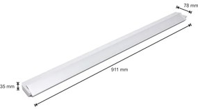 LED Podlinkové svítidlo LED/15W/230V bílá