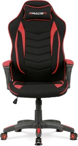 Herní křeslo E-racer NODE - červená látka