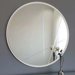 Kulaté nástěnné zrcadlo Lagas 60 cm stříbrné