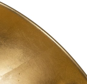 Stojací lampa černá se zlatem 35 cm nastavitelná - Magnax