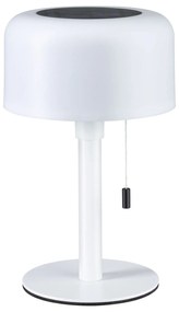 Paulmann 94606 Bartja, bílá solární lampička na baterii, 1,6W LED 2700K, výška 24cm, IP44