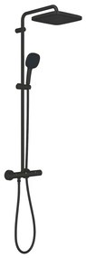 Grohe Vitalio Comfort - Sprchový set s termostatem, 25x25 cm, 2 proudy, matná černá 266962431
