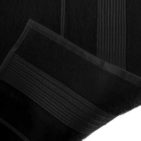BAMBUSOVÝ RUČNÍK BAMBOO 70X140 CM ČERNÝ