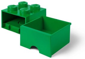 Zelený úložný box s šuplíkem LEGO®