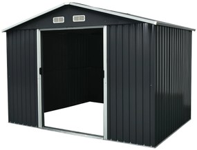 Zahradní domek BestBerg ZDB-7A / 7,2 m² / 301 x 238 x 214 cm / šedá