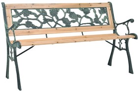 vidaXL Marketos Zahradní lavice 122 cm dřevěná