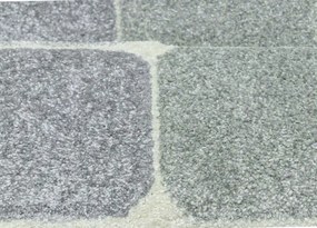 Koberce Breno Kusový koberec PORTLAND 172/RT4G, Zelená, Vícebarevné, 120 x 170 cm