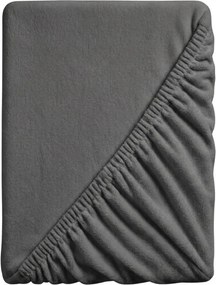 Prostěradlo mikroplyš SOFT 180x200 cm tmavě šedé