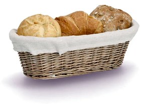 Proutěný košík na chléb,  49 x 14 x 10 cm