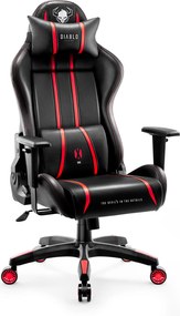 Herní křeslo z eko kůže Normal Size, černý-červený: Diablo X-One 2.0