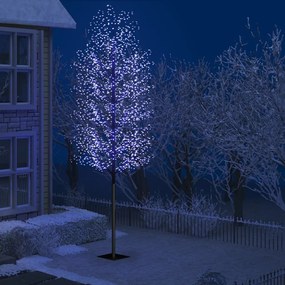 vidaXL Vánoční strom 2000 LED světlo třešňový květ 500 cm [51278] Barva: Modrá