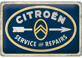 Postershop Plechová cedule: Citroën (Service & Repairs) - 30x20 cm
