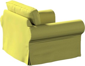 Potah na křeslo IKEA Ektorp barva zelená látka lesklé, sametová