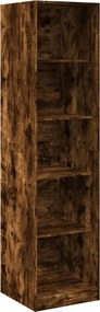 Šatní skříň kouřový dub 50 x 50 x 200 cm kompozitní dřevo 3307715
