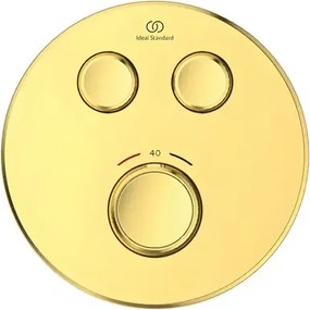 Ideal Standard Termostatická baterie pod omítku Brushed Gold / Sprchov