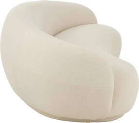 Bílá velká sofa Lounge Snow Poplar - 234*116*73cm