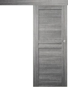 posuvné interiérové dveře na stěnu vasco doors MADERA plné, model 1 Průchozí rozměr: 70 x 197 cm, Orientace dveří: Levé dveře, Dekor: Dub skandinávský
