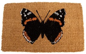 Kokosová rohožka motýl 44,6 x 75cm