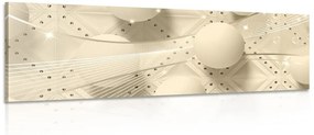 Obraz luxus v sépiové provedení - 120x40 cm