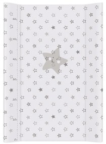 Ceba Přebalovací podložka 2-hranná s pevnou deskou (50x70 cm) Comfort Hvězdy šedá