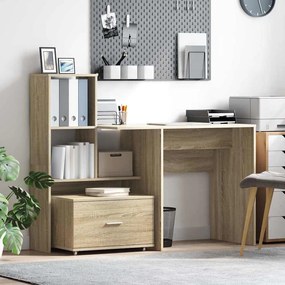 Stůl Sonoma dub Kompozitní dřevo 131,5 x 50 x 106,5 cm 3337267