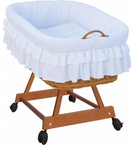 Scarlett Proutěný košík na miminko Martin - bílá