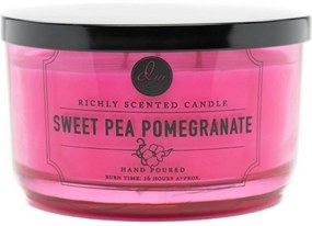 DW Home – vonná svíčka Sweet Pea Pomegranate (Sladké květy a granátové jablko), 363 g