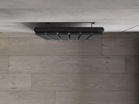 Mexen Boston dekorativní radiátor 1200 x 452 mm, 611 W, antracit - W213-1200-452-00-66