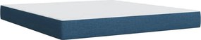 Box spring postel s matrací modrá 180x200 cm textil 3285980