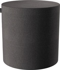 Sedák Barrel- válec pevný barva šedá látka pletený vzor