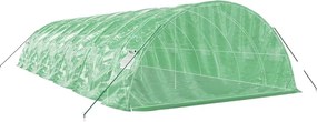 Skleník s ocelovým rámem zelený 60 m² 12 x 5 x 2,3 m 3188087