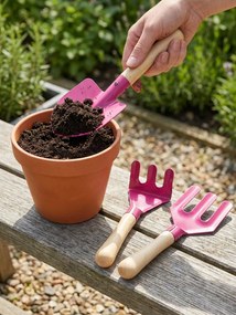Sinsay - Sada zahradního nářadí 3 pack - růžová