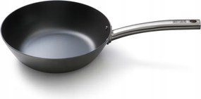Pánev wok z uhlíkové oceli s nepřilnavým povrchem Skottsberg Carbon 24 cm K3