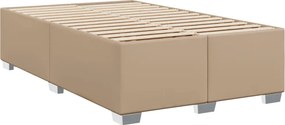 Box spring postel s matrací cappuccino 120x190 cm umělá kůže 3290715
