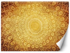 Fototapeta, Mandala Orient zlatá - 368x254 cm