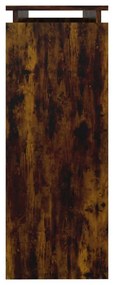 Konzolový stolek kouřový dub 102 x 30 x 80 cm kompozitní dřevo