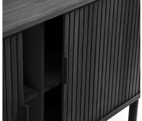 Designová komoda Parveen 160 cm černý dub