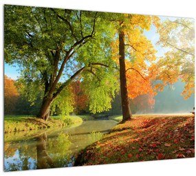 Obraz - Klidná podzimní krajina (70x50 cm)