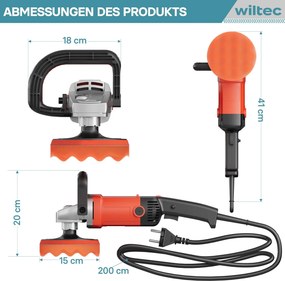 Leštička Wiltec – 1200 W, 3000 ot./min (62883)
