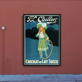 Retro plakát Chocolat Au Lait Suisse