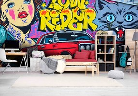 Malvis ® Tapeta Graffiti low rider Vel. (šířka x výška): 216 x 140 cm