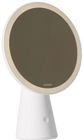 Philips 8719514420472 led stolní dotykové kosmetické svítidlo se zrcadlem mirror 1x4,5w | 60lm | 3000-5000k - usb, stmívatelné, bílá