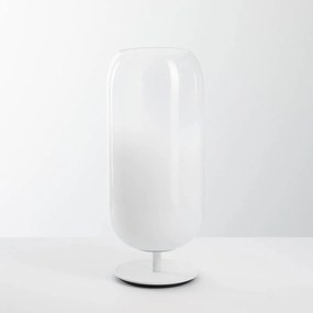 Artemide Gople Mini stolní lampa, bílá/bílá