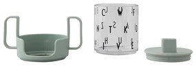Zelený dětský hrnek Design Letters Grow With Your Cup